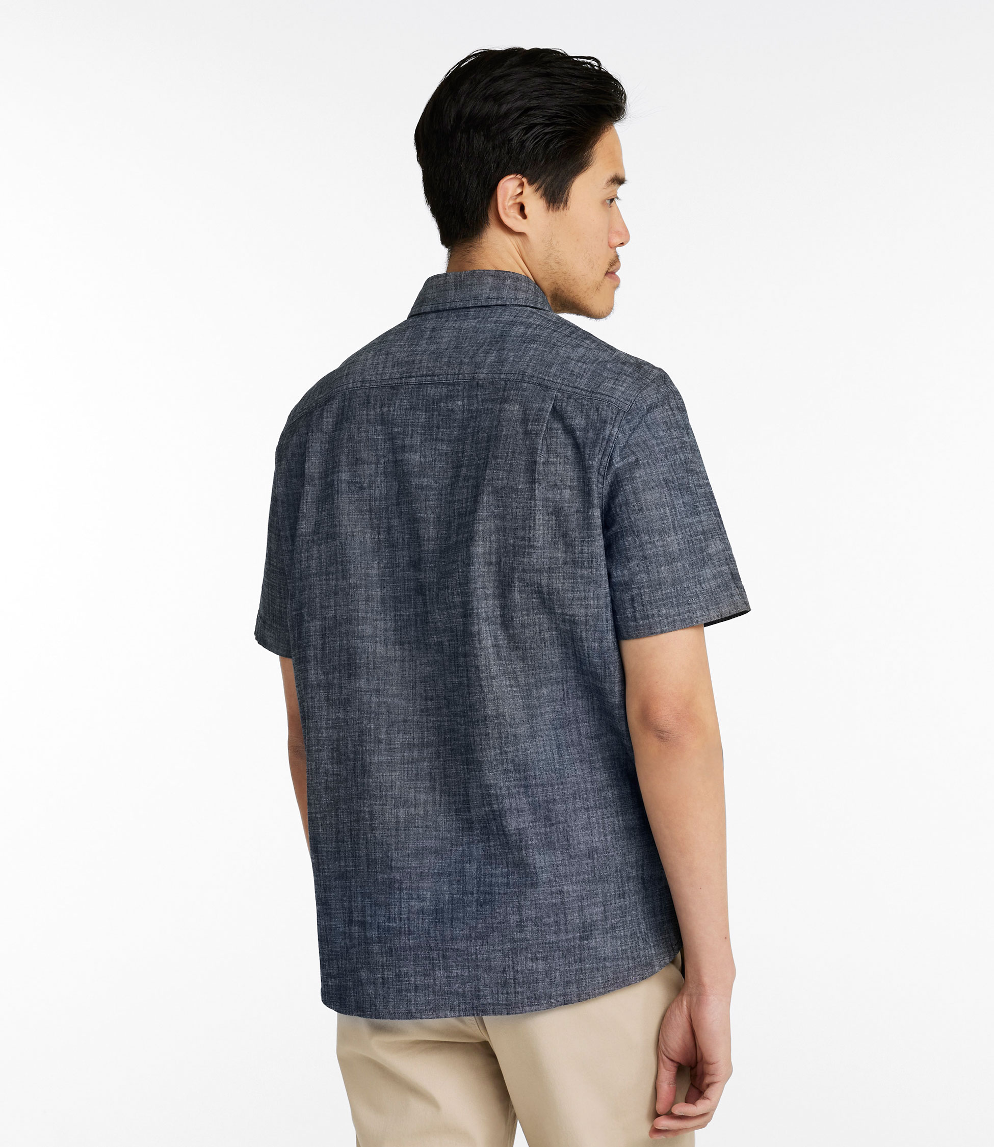 メンズ ジャパン・フィット コンフォート・ストレッチ・シャンブレー・シャツ、半袖 通販｜L.L.Bean公式オンラインストア